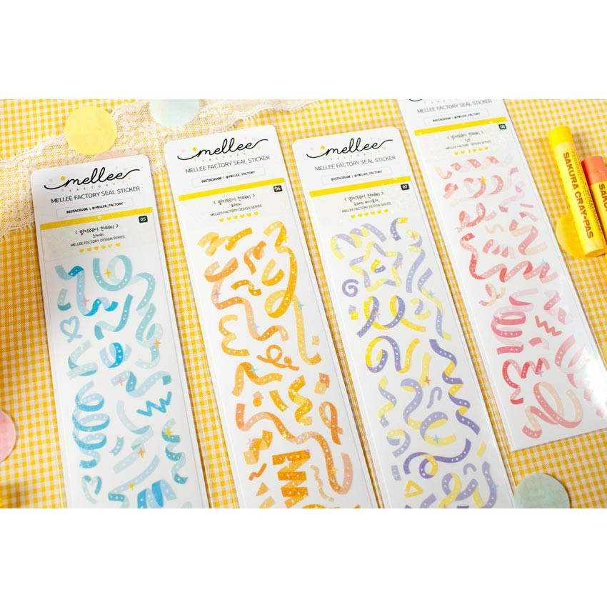 Mellee Factory Milky Way Confetti Removable Sticker Pack