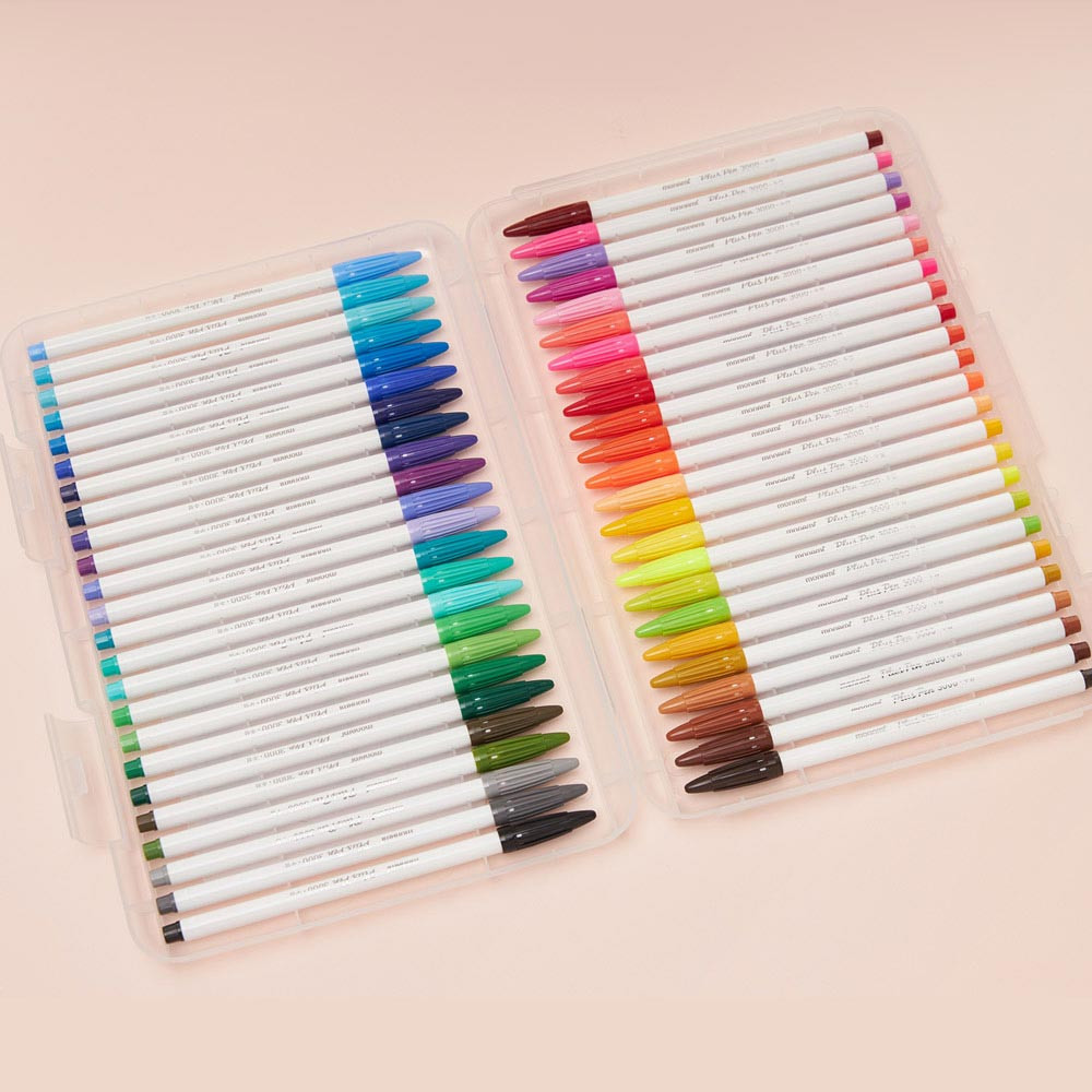 Monami Plus 3000 Water-Based Ink 48 Color Pen Set