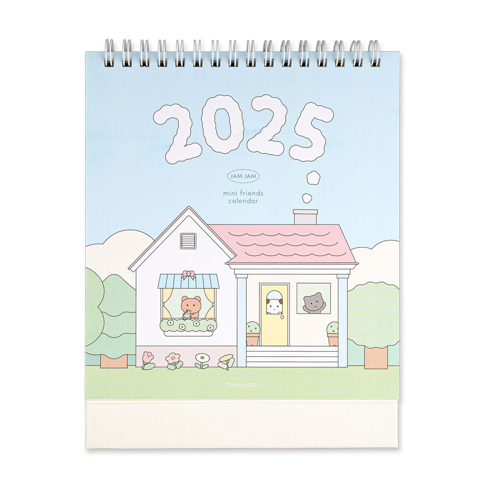 Dash and Dot 2025 Jam Jam Mini Friends Desk Calendar