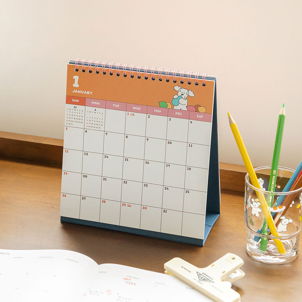 Romane 2025 Brunch Brother Monthly Desk Calendar