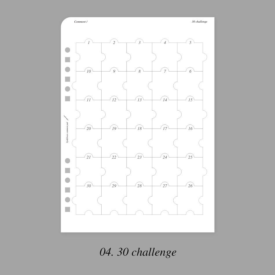Plepic Up & Down Comment Standard A5 Paper Refill Set