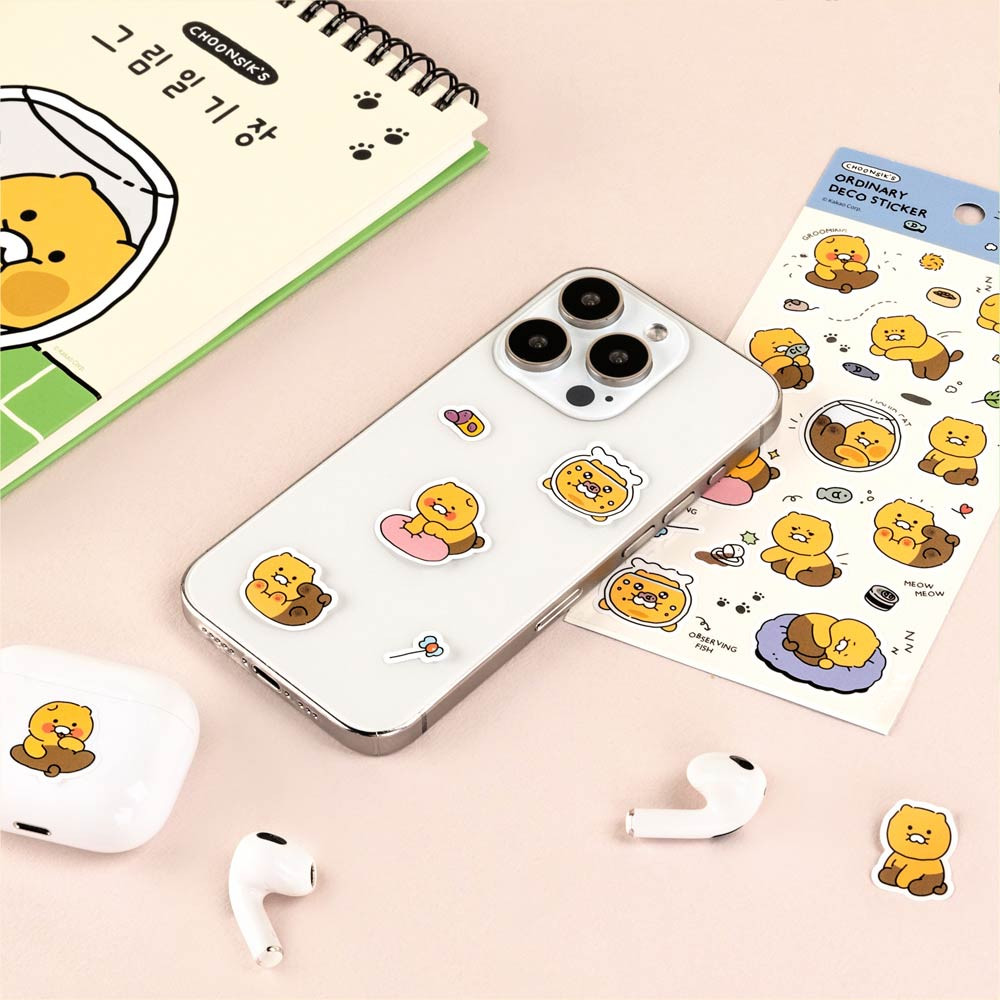 Kakao Friends Choonsik Ordinary Paper Sticker