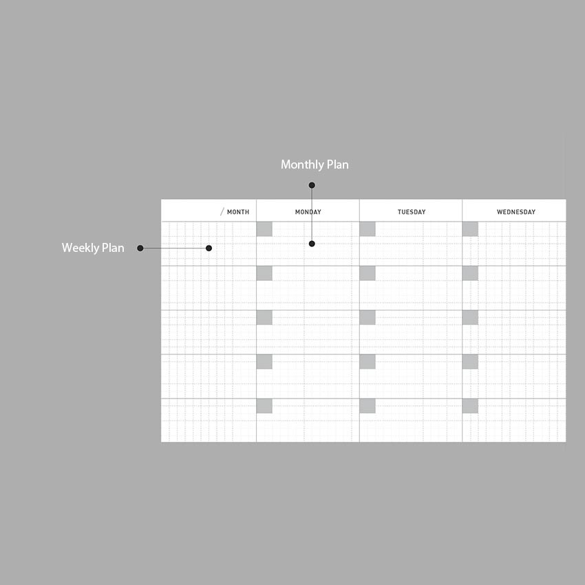 Jam Studio 6 Months Undated Weekly Planner - Stay Organized!