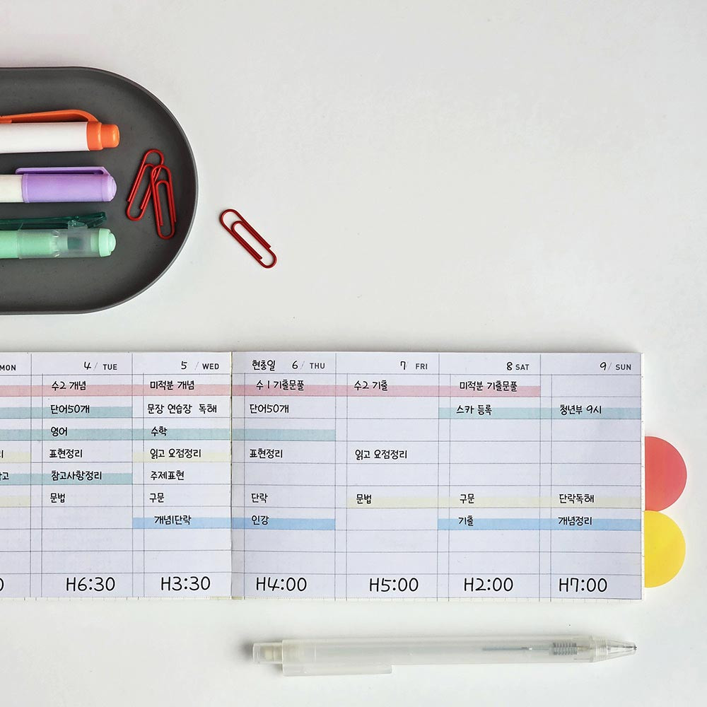 Organize Your Life with Plan It 6 Months Undated Weekly Planner