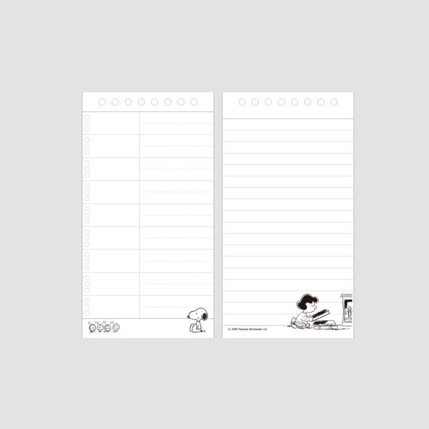Snoopy Vocabulary Notepad - Cute & Word List for Learning
