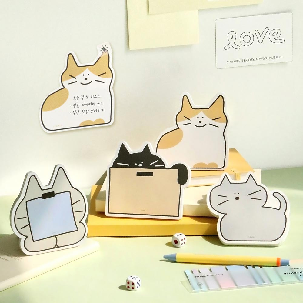 Cute Doodle Shape Memo Pad | Adorable Notes for Messages