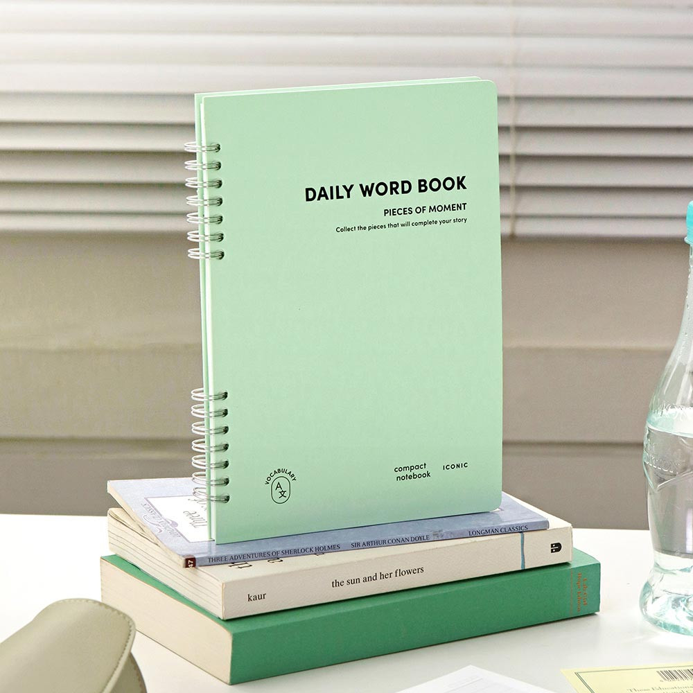 Iconic A5 Daily Word Book with 2800+ Vocabulary Entries