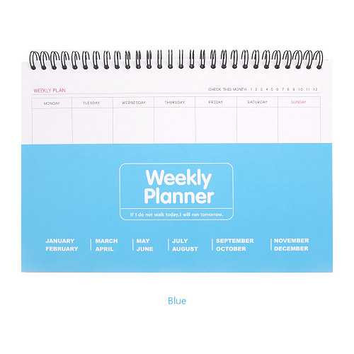 2young Wirebound large weekly desk planner scheduler - fallindesign