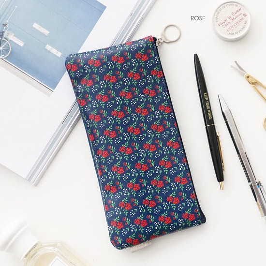 Iconic Unique pattern zipper pen case pouch - fallindesign.com