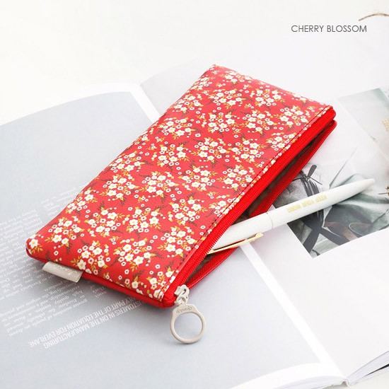Iconic Unique pattern zipper pen case pouch - fallindesign.com