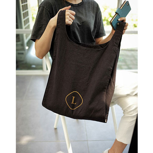Invite.L Linen 2 rectangle eco basket tote bag - fallindesign.com
