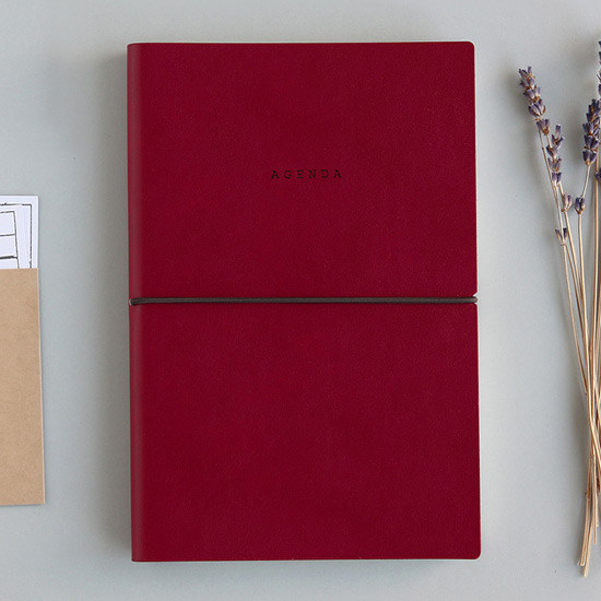 Livework Agenda large plain and lined notebook - fallindesign