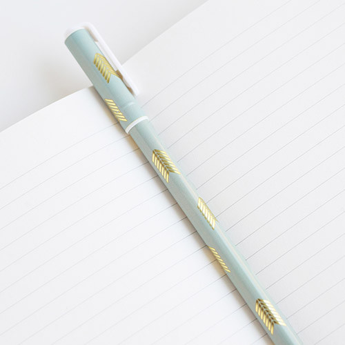 Livework Pattern 0.5mm black ballpoint pen (Gold) - fallindesign