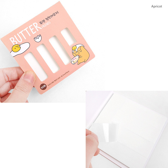 2Young Butter friends sticky memo notes - fallindesign