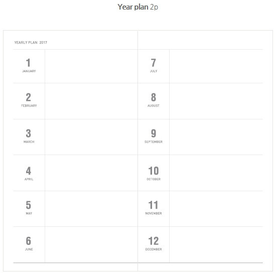 2017 Dailylike Daily log monthly dated diary scheduler - Fallindesign.com