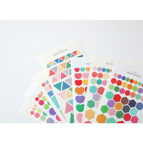 Livework Color palette deco sticker - fallindesign.com