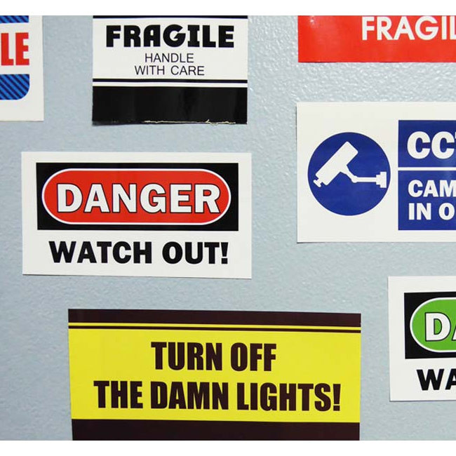 Universal condition Decorative caution sticker set - fallindesign