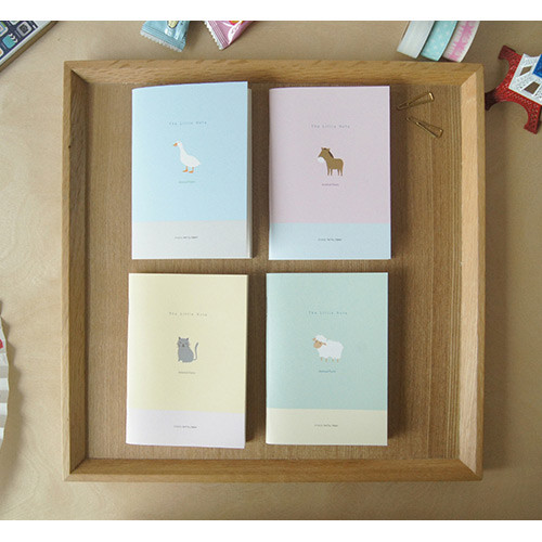 Hello Today Animal farm small plain notebook - fallindesign
