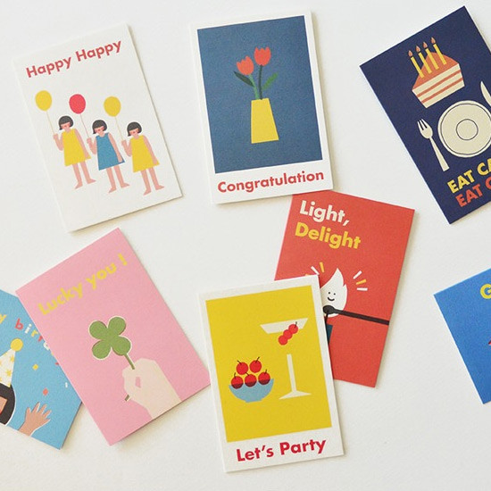 Jam studio Jam birthday card with envelope - Fallindesign