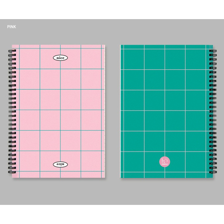 BNTP Nice two color spiral lined notebook - Fallindesign.com