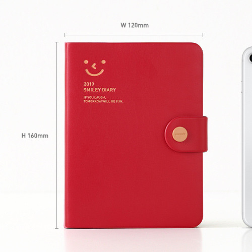Monopoly 2019 Smiley dated daily diary agenda with tray