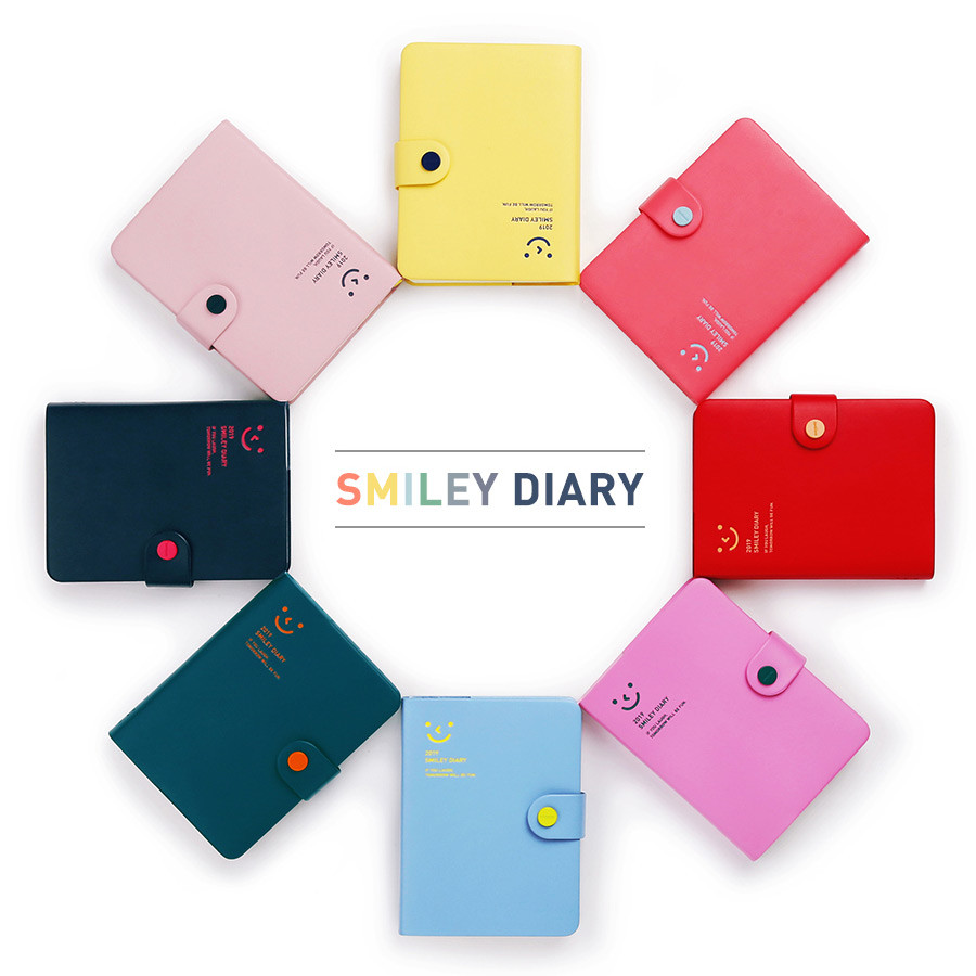Monopoly 2019 Smiley dated daily diary agenda with tray