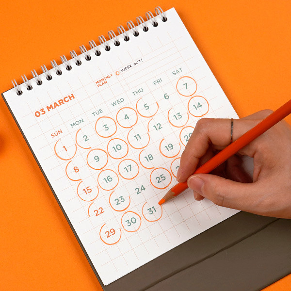 After The Rain 2020 My schedule keeper monthly desk calendar