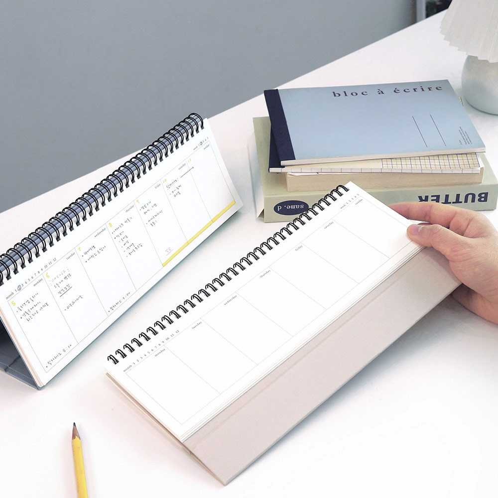 O-Check Plan My Own Day Undated Weekly Desk Planner