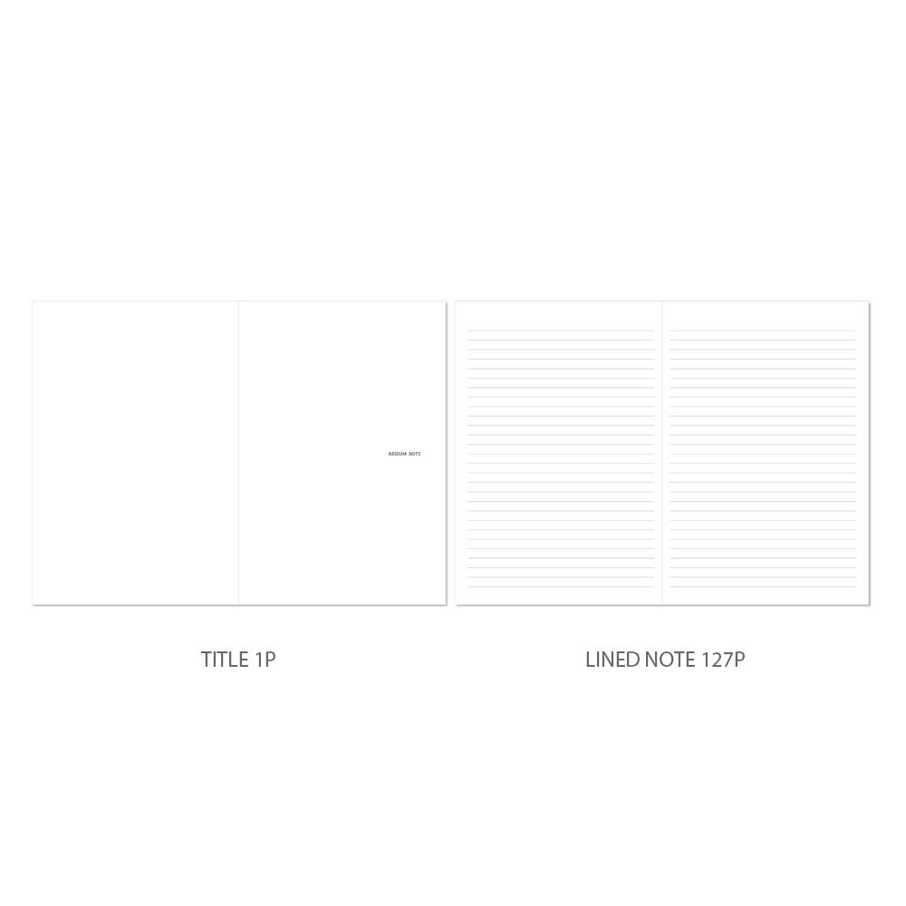 Ardium Moment Of Life Lined Notebook Korean Stationery