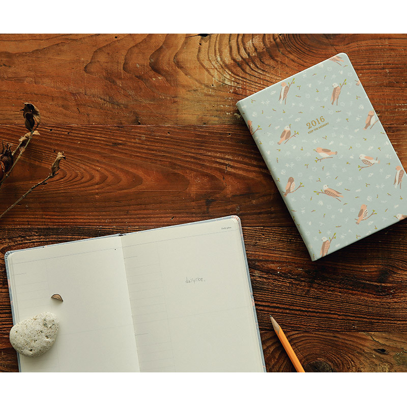 2016 Dailylike Keep the memory undated daily diary scheduler