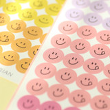 Color palette gradation deco sticker set of 10 sheets