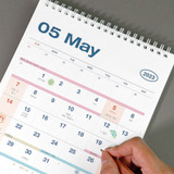 Iconic 2023 Flow Standing Flip Desk Calendar