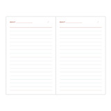 Livework Life and pieces small lined notebook - Fallindesign