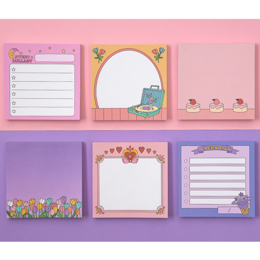 Autumn Color Point Notepad 100 Sheets Korean Stationery