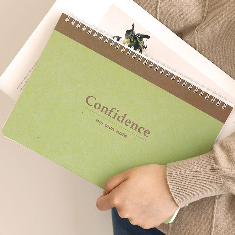 My effective note-taking B5 spiral lined grid notebook