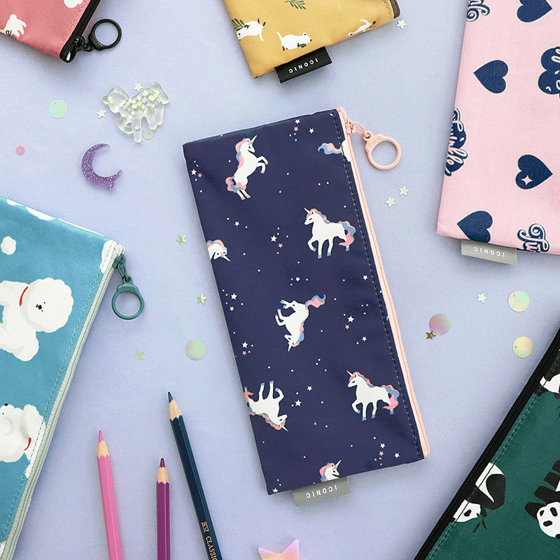 eedendesign Pattern zipper slim pencil case pencil pouch - fallindesign