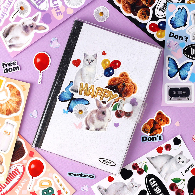 Wanna This Removable waterproof paper deco sticker