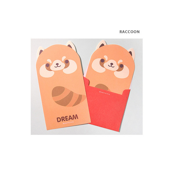 2young Lovely animal friends letter and envelope set