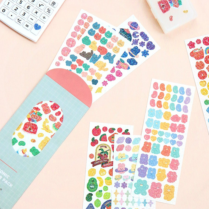 ICONIC Shining line clear removable sticker pack B