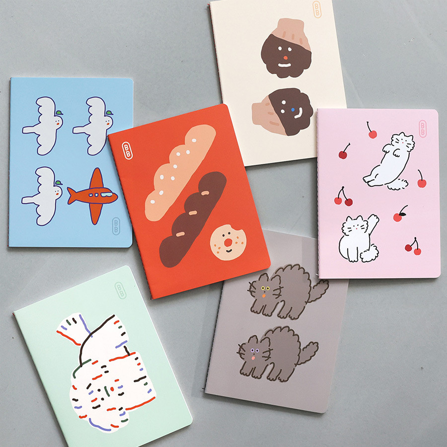 Grid notebooks, Graph notebook, Square notebook Fallindesign