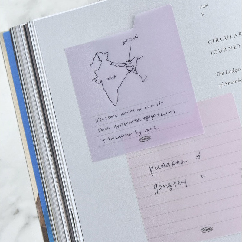 Play Obje Round Index Plan Checklist Various Sticky Notepad
