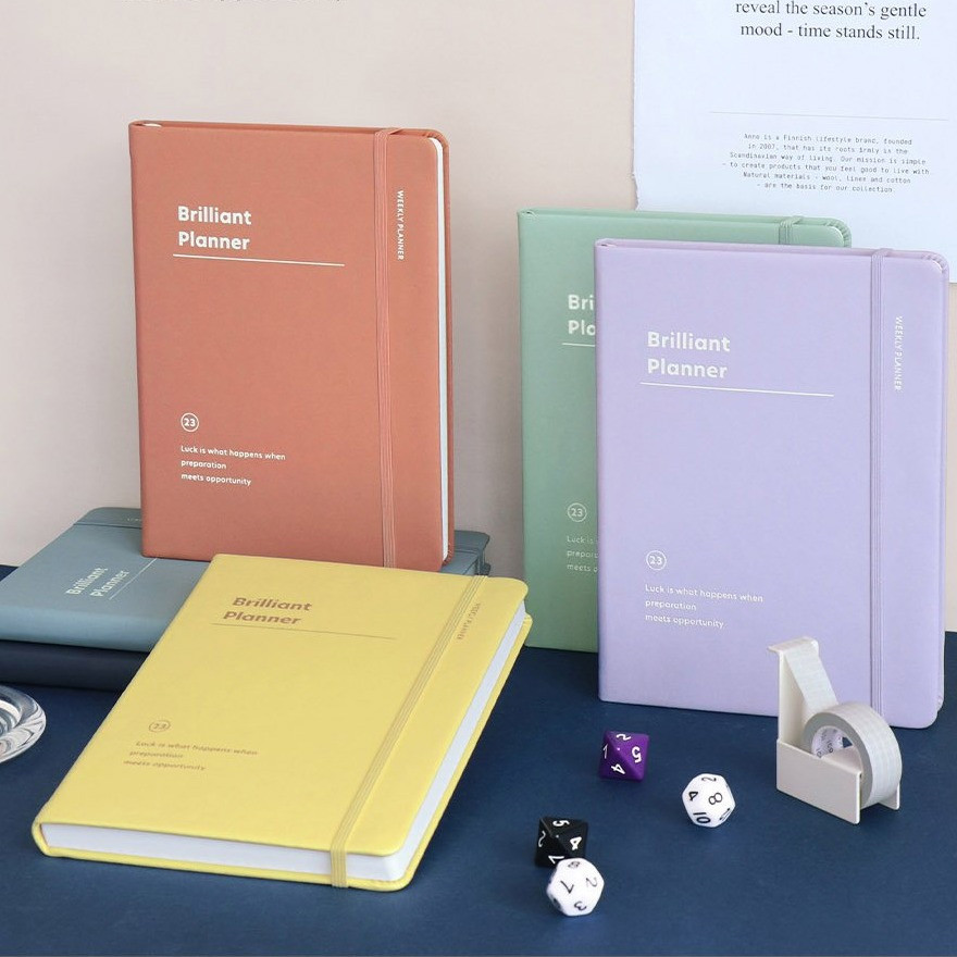 Iconic 2023 Simple small dated weekly planner scheduler diary