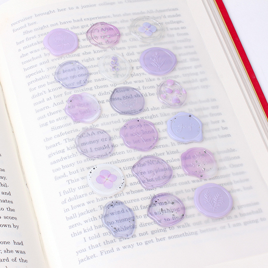 Appree Pure Yellow Self Adhesive Sealing Wax Sticker
