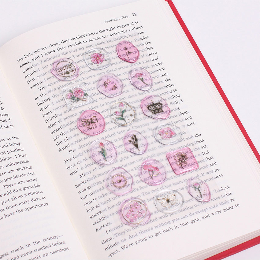 Appree Pure Green Self Adhesive Sealing Wax Sticker