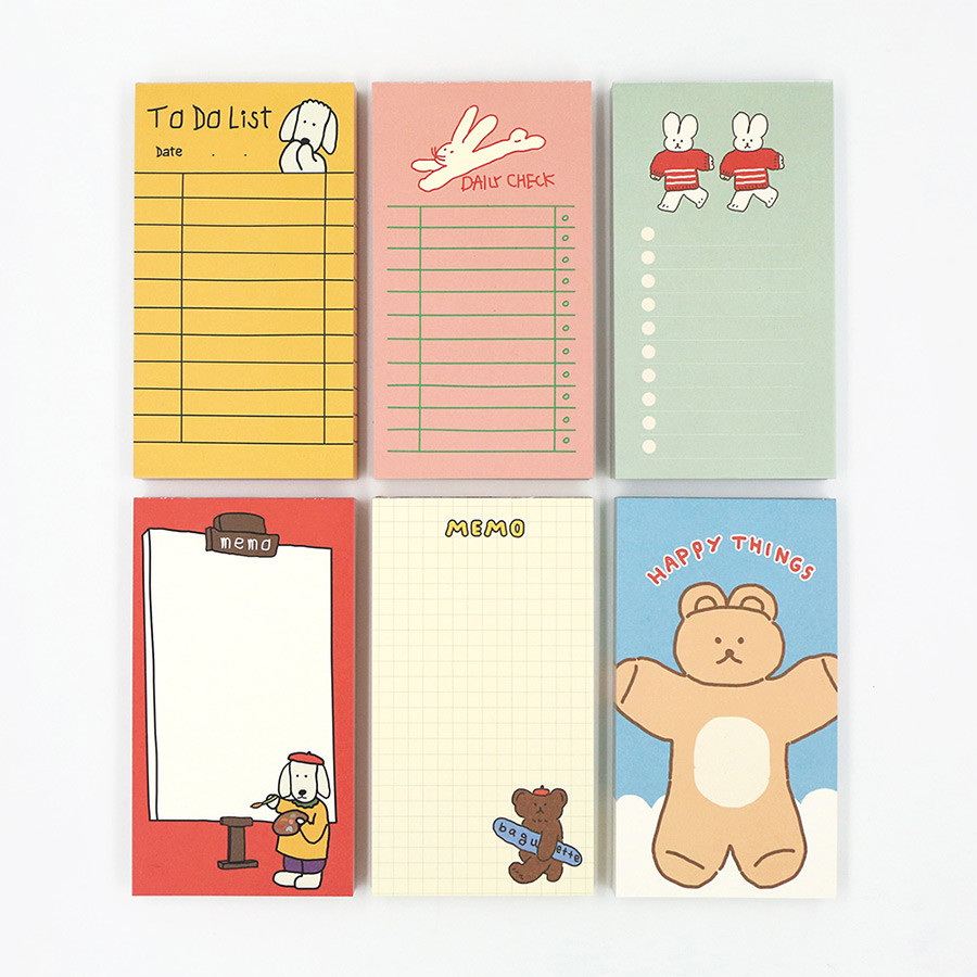 Romane Character Shape Sticky Notepad 60 sheets