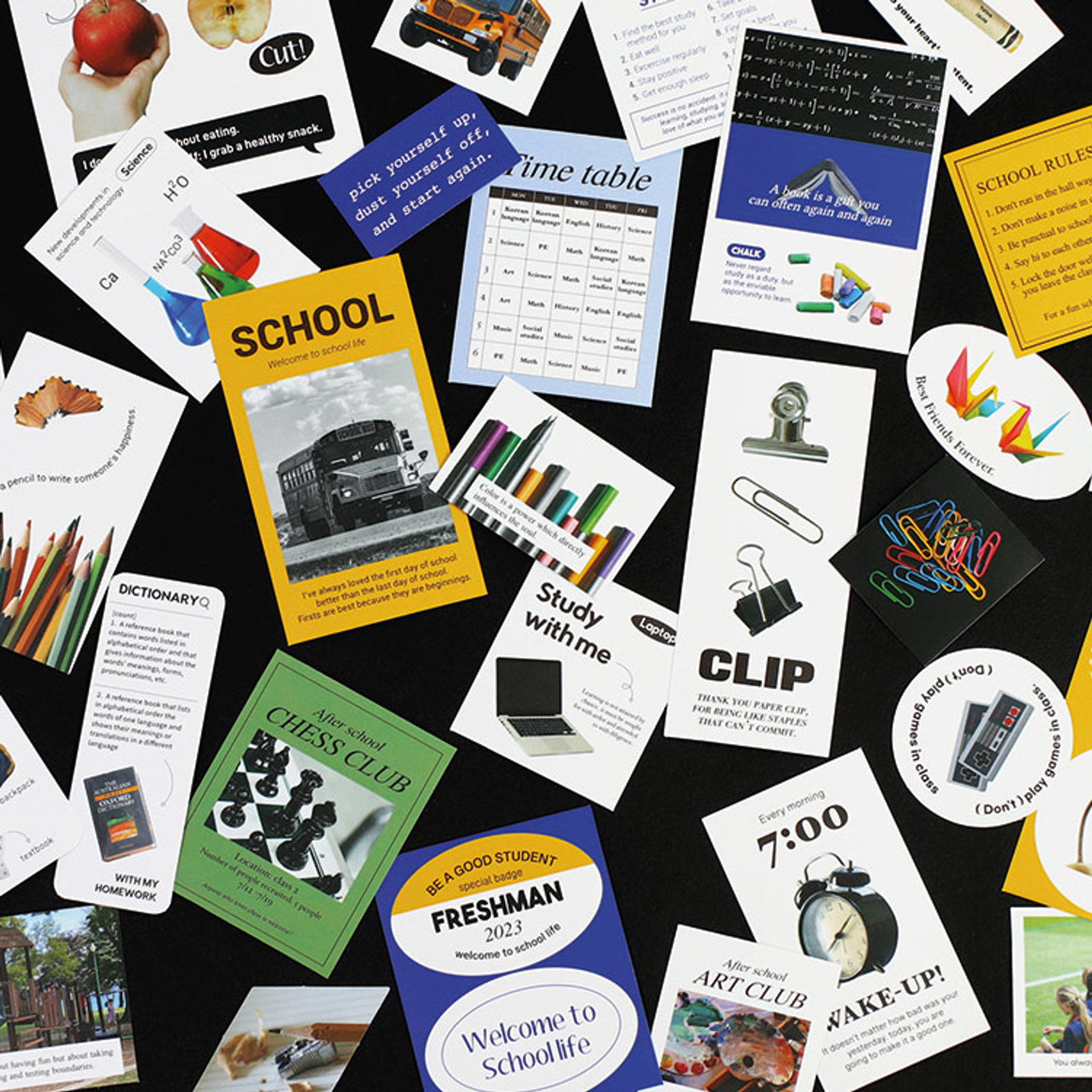 Paperian Nice Mood Supermarket Removable Sticker Pack