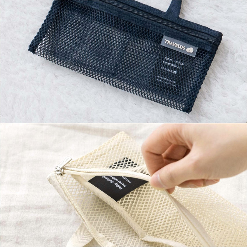 Byfulldesign Travelus Travel Slim Long Mesh Pouch Ver5