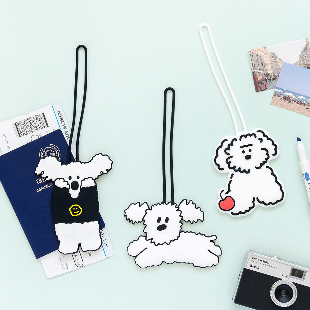 Cute travel luggage tags, name tag, travel tag, fallindesign