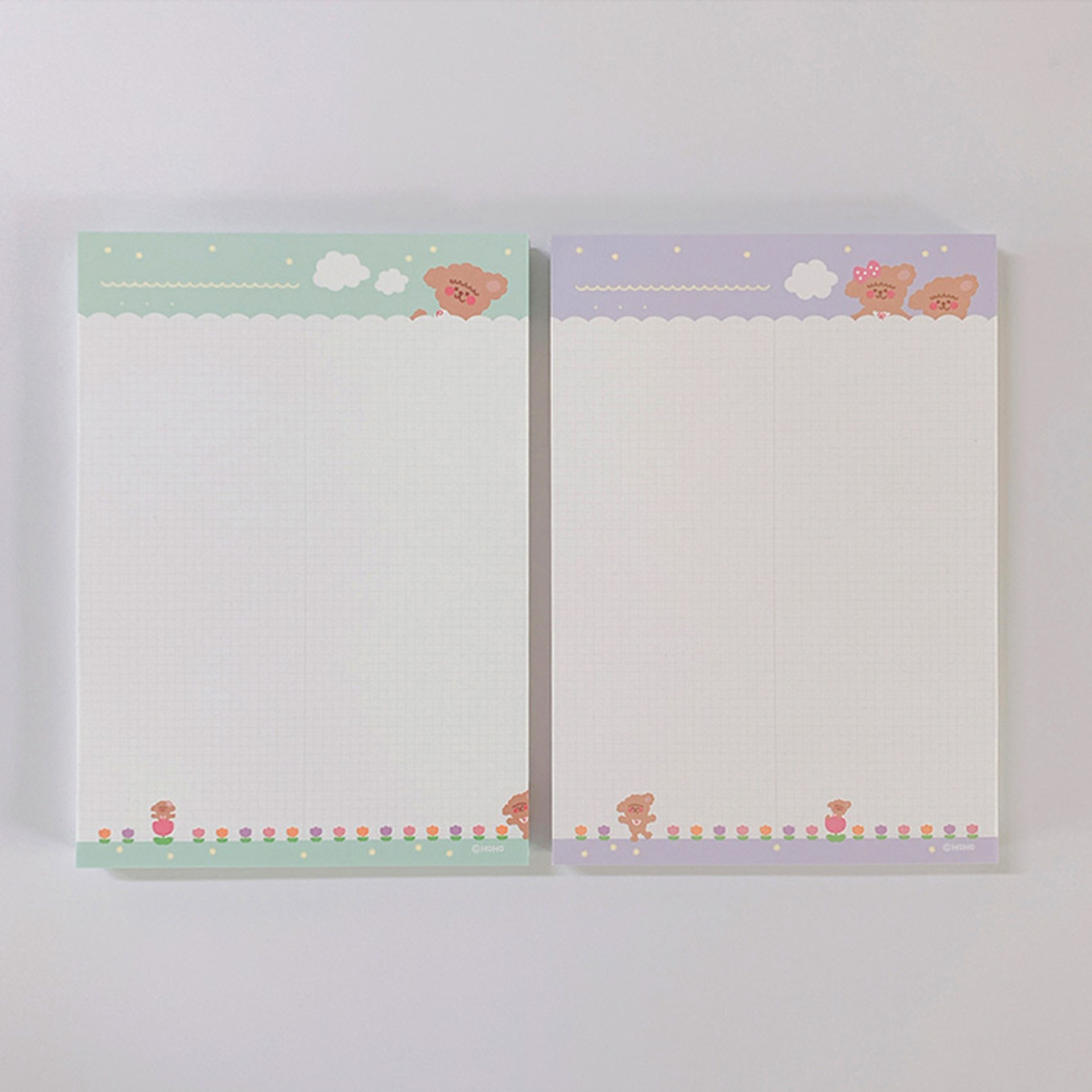 Spring A5 Lined Grid Notepad Cute Korean Stationery