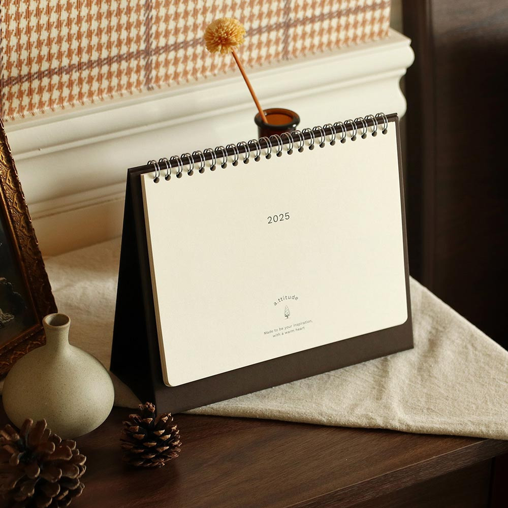 Indigo 2025 The Temperature Of The Day Monthly Desk Calendar
